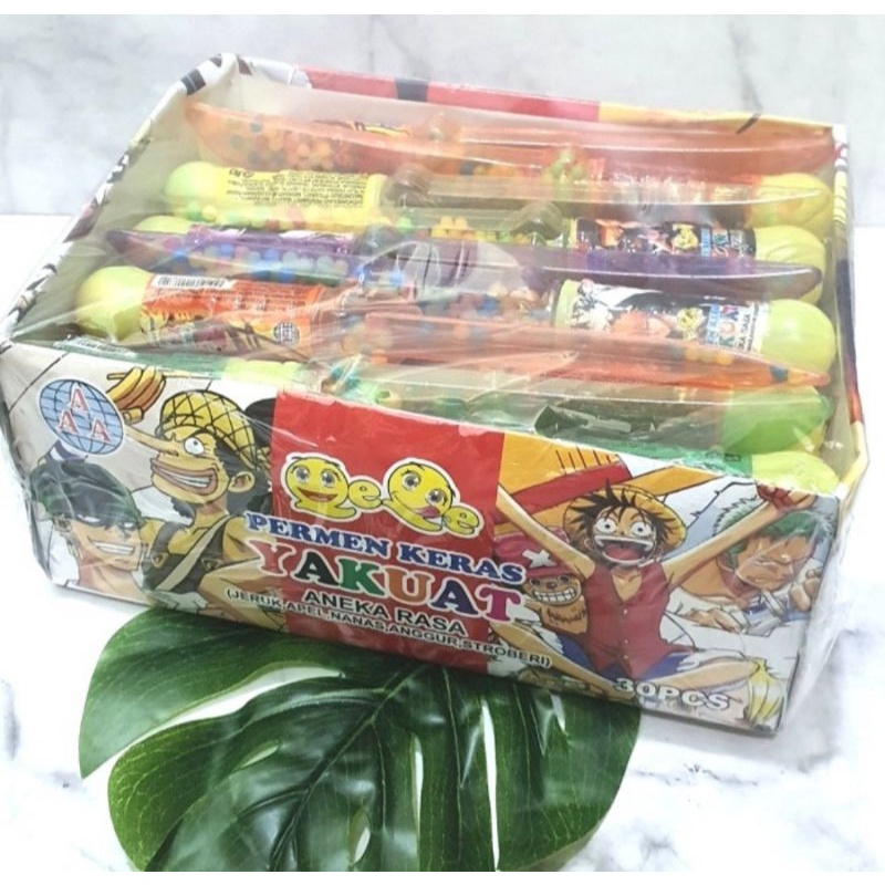 Jual Permen Cemilan Snack Pedang Plastik Mainan Anak Murah (isi 30 pcs ...