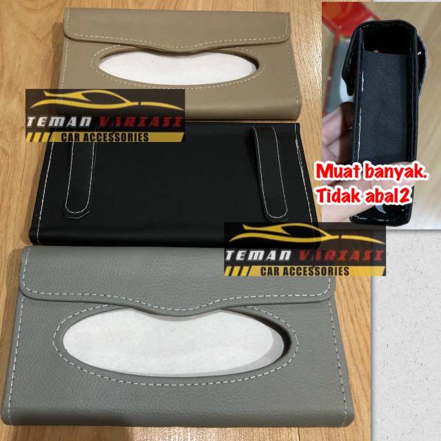 Jual PROMO TEMPAT TISU TISSUE BOX MOBIL SLIP VISOR HOLDER TISSUE ...
