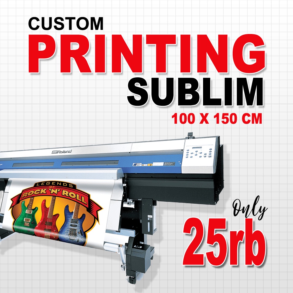 Jual Jasa Print Kertas Sublim Roll Large Format Ukuran 1,5m 150 cm ...