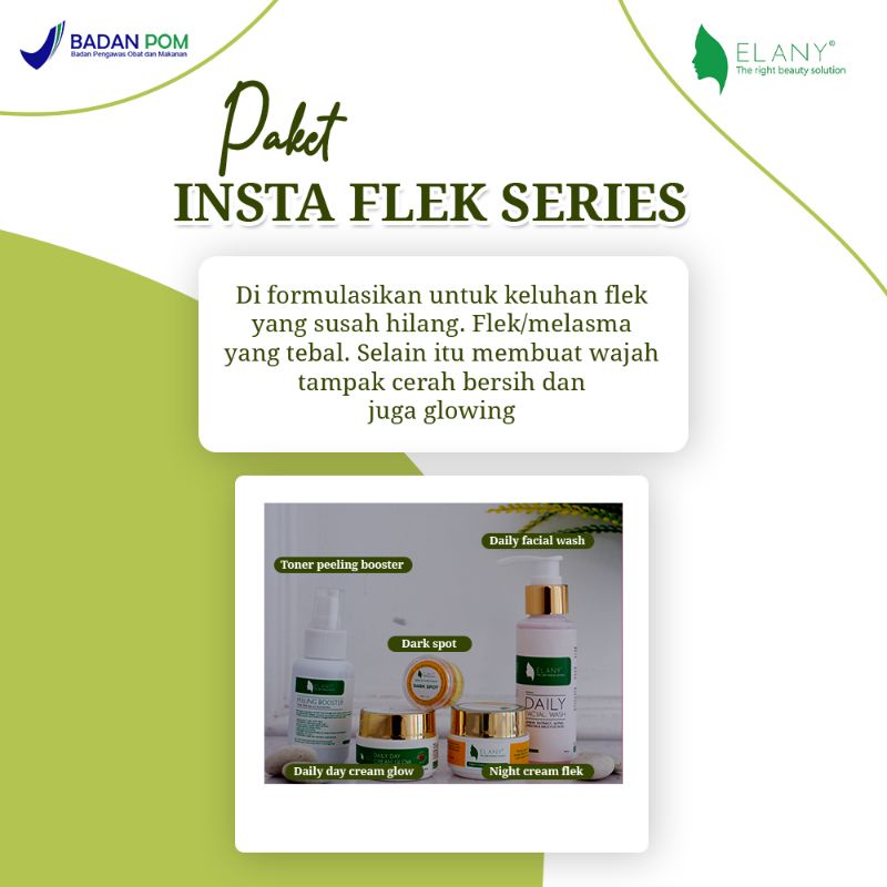 Jual PAKET FLEK LENGKAP ELANY SKINCARE | Shopee Indonesia