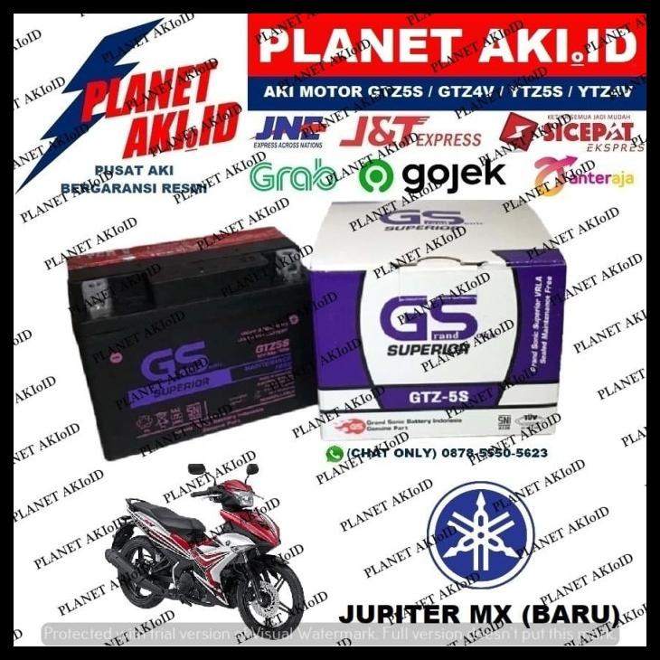 Jual Aki Motor Yamaha New Jupiter Mx 135 Gtz5S Gs Y Accu Kering Mf Kode 1352 | Shopee Indonesia