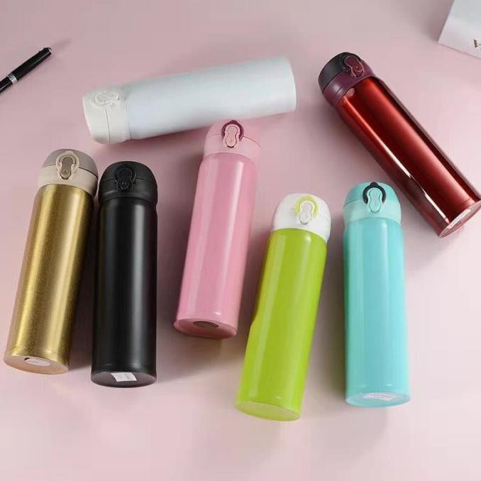 Jual Trendi Pink Termos Niagara Karet Segitiga 500Ml Tumbler Botol ...