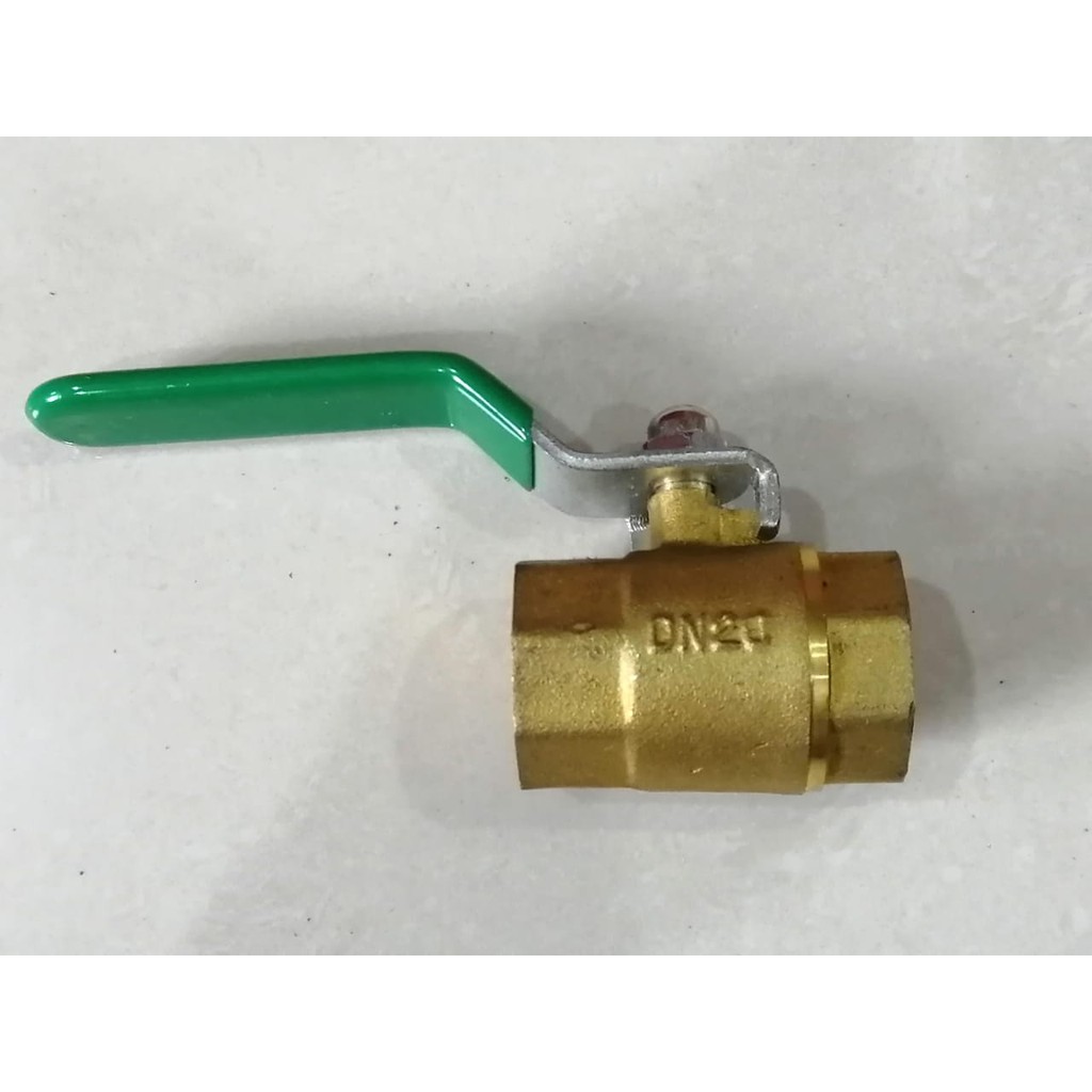 Jual BALL VALVE KUNINGAN 3/4 INCH / STOP KRAN KUNINGAN ENGKOL 3/4 INCH | Shopee Indonesia
