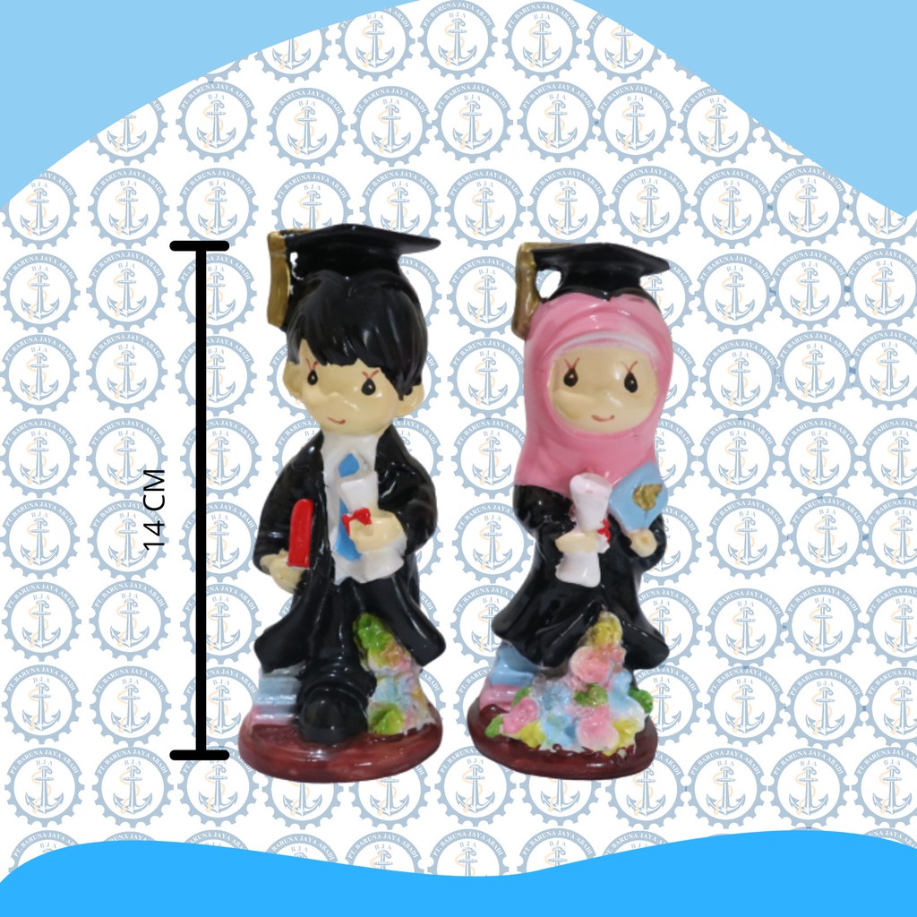Jual PATUNG BONEKA WISUDA LAKI LAKI DAN PEREMPUAN UNTUK PIALA ATAU ...