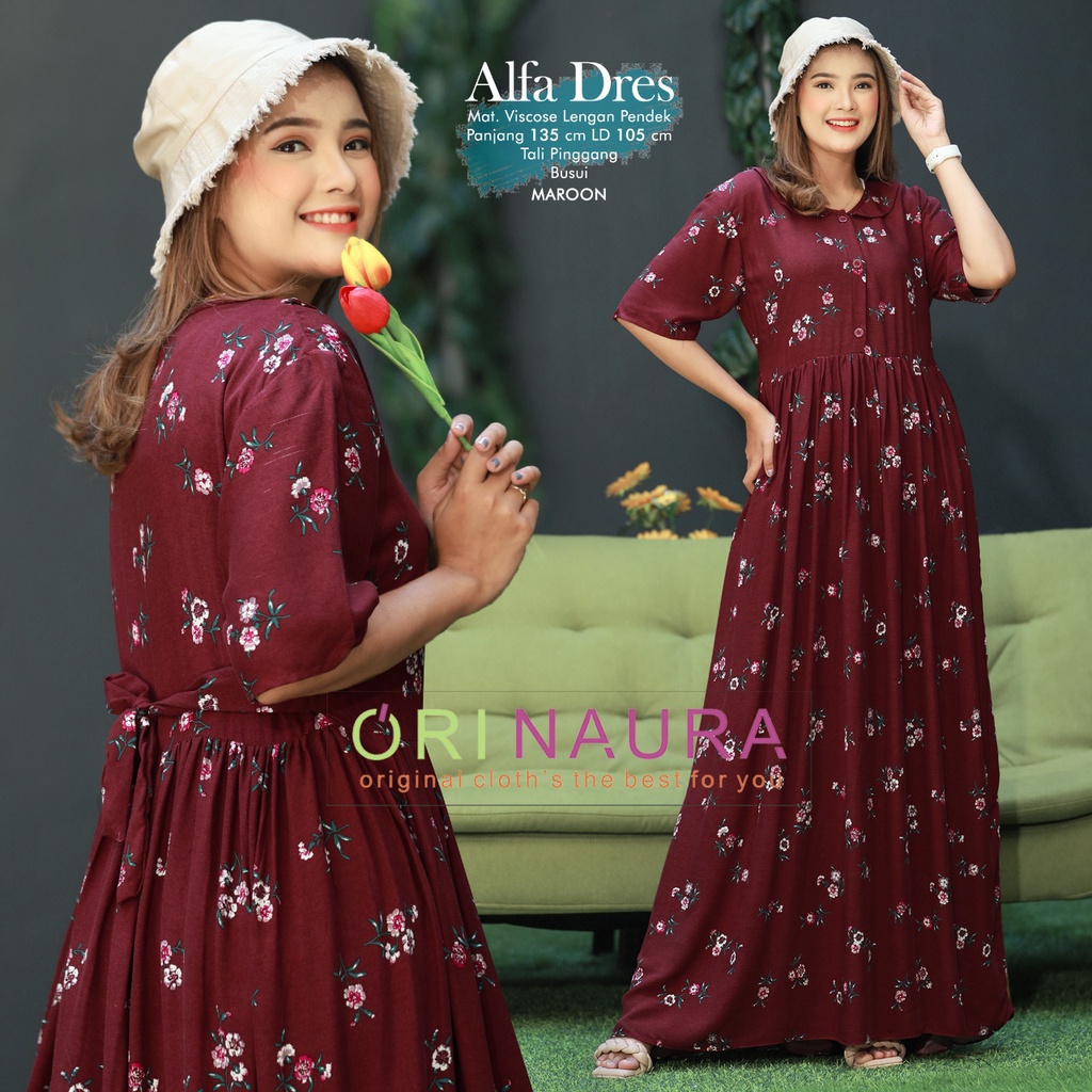 Jual DRESS WANITA RUMAHAN PREMIUM ALFA COCOK UNTUK SEMUA KALANGAN ...