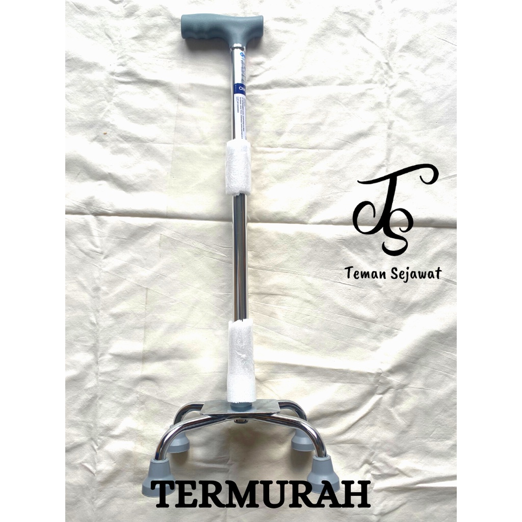 Jual Alat Bantu Jalan Tongkat Kaki 4 Onemed Tongkat Pyramid Onemed | Shopee Indonesia