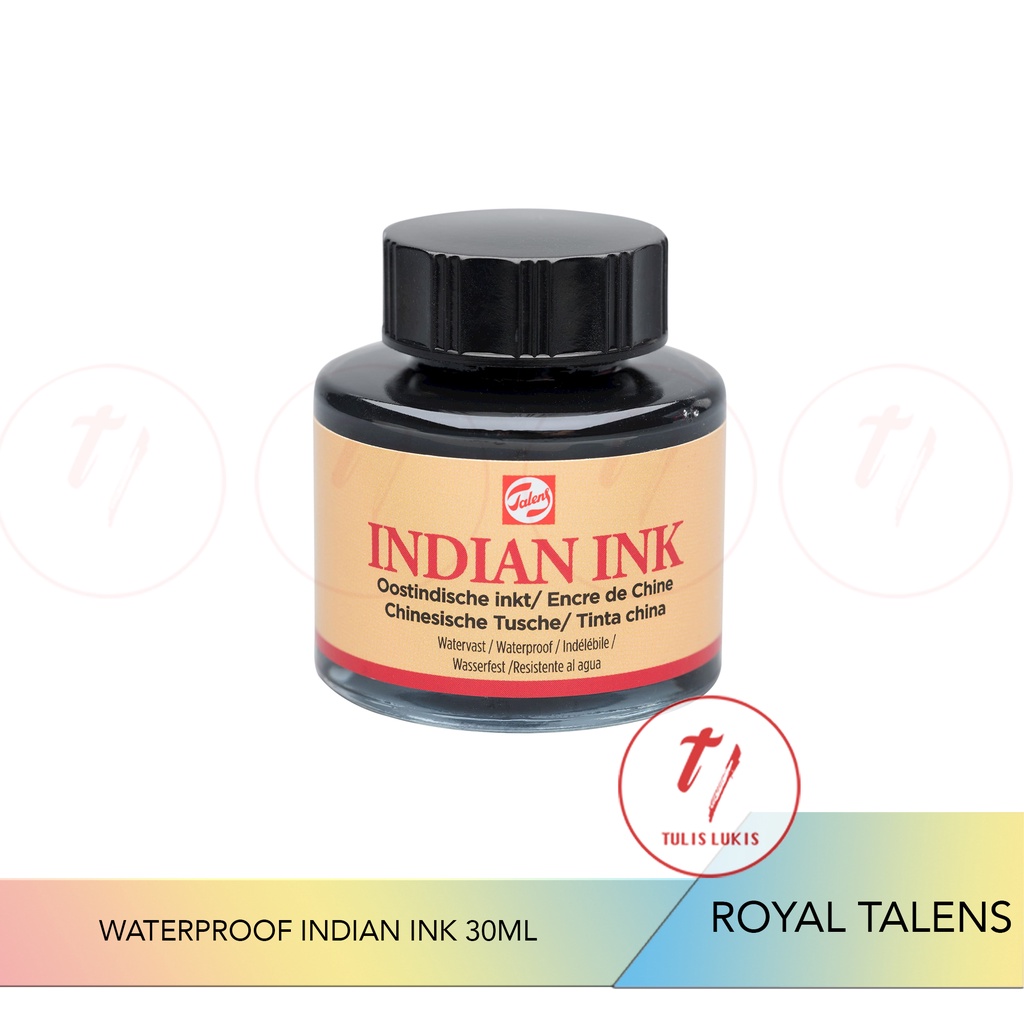 Jual Tinta Kaligrafi / Tinta Cina Hitam / Indian Ink Black Ink Royal ...