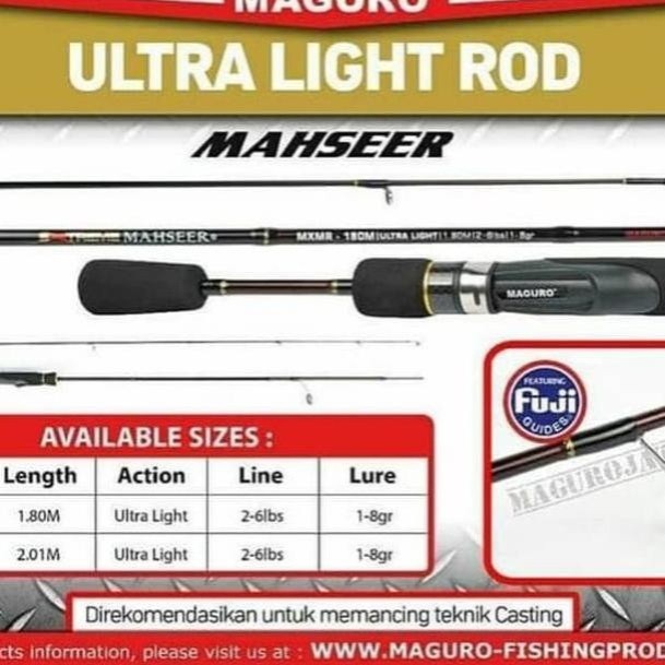 Jual Joran UL Maguro Extreme Mahseer 201m | Shopee Indonesia