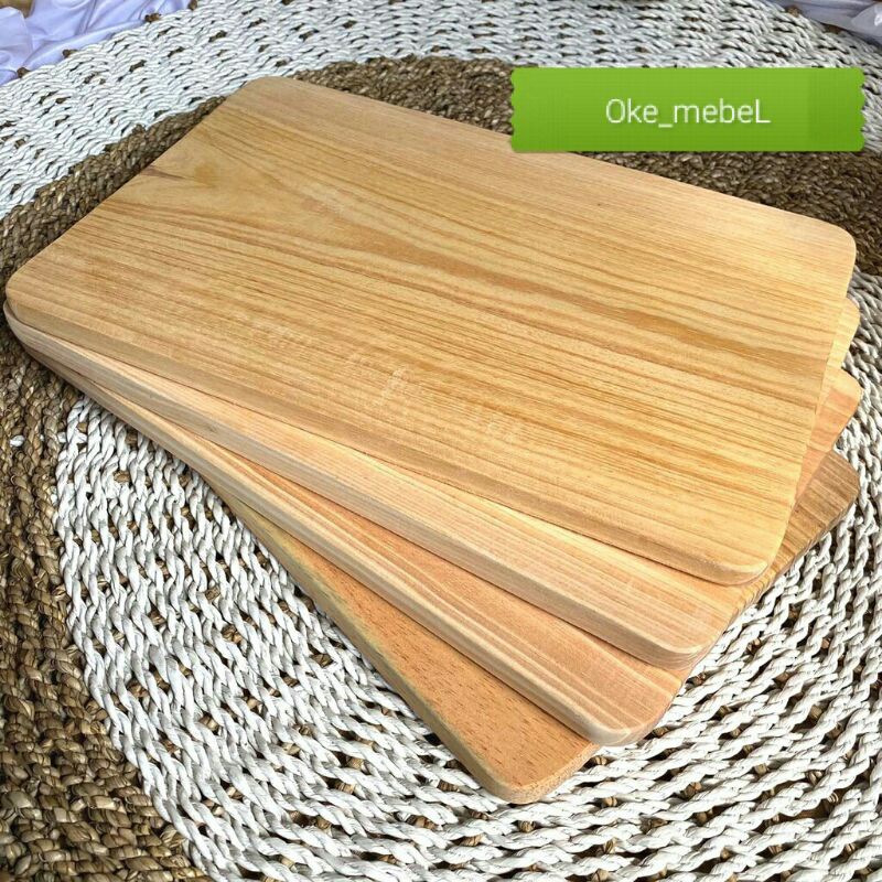 Jual Talenan Kayu Besar Ukuran 35×25 cm, Model Kotak polos Tanpa ...