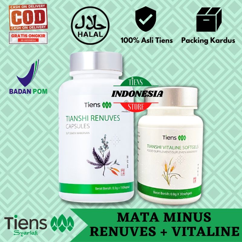 Jual OBATHERBAL RENUVES TIENS NUTRISI VITAMIN MATA MINUS DANSELINDRIS ...