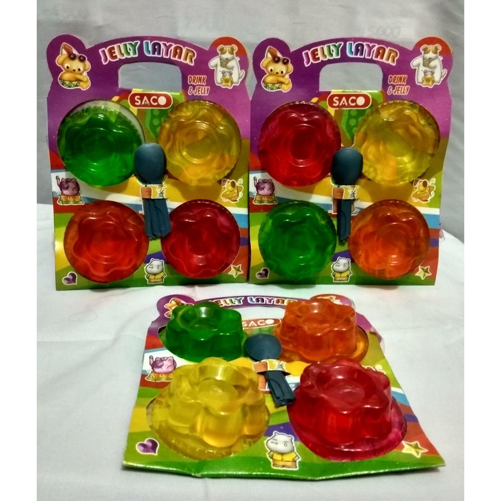 Jual Aneka Snack Jelly layar isi 4 Pcs /Oleh Oleh Solo | Shopee Indonesia