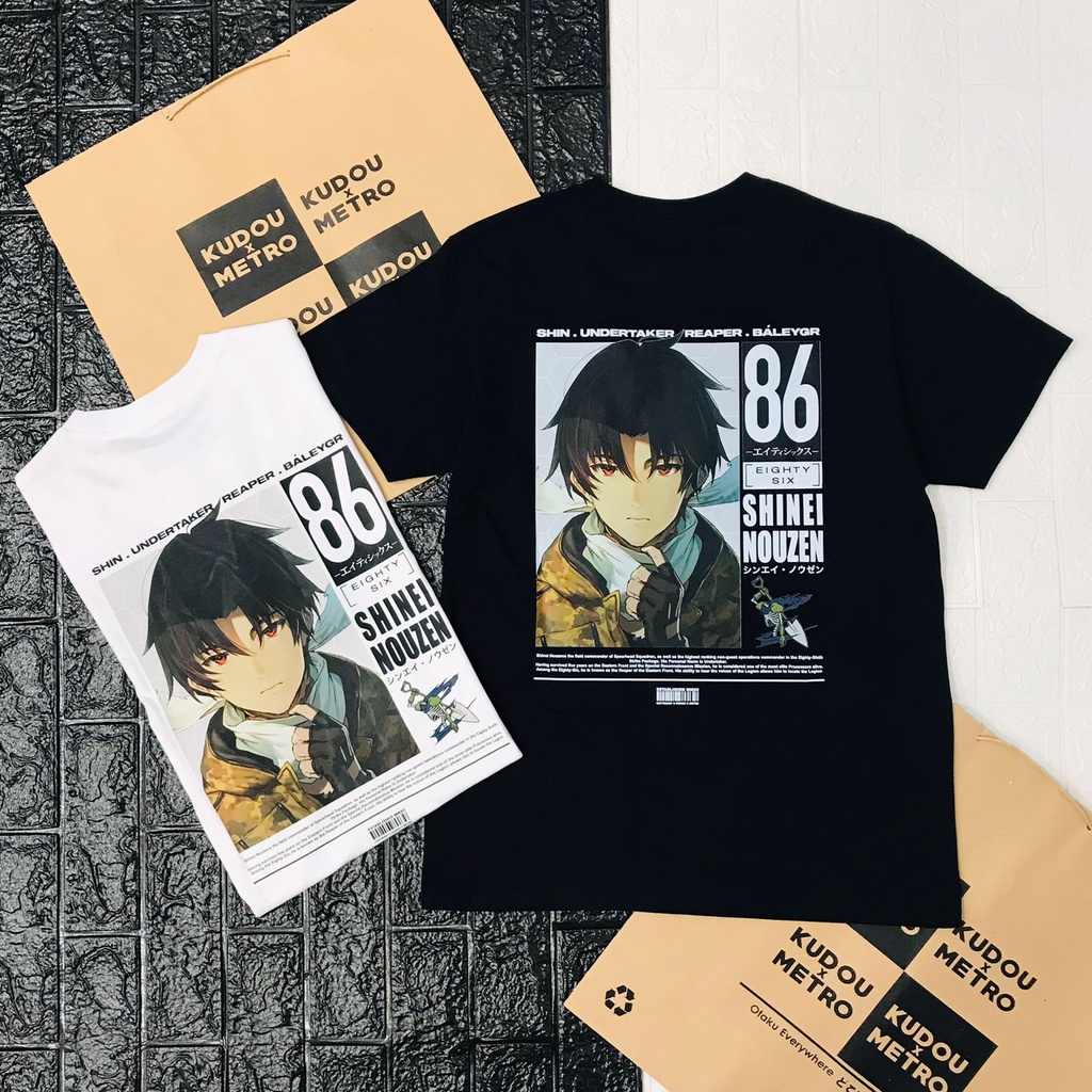 Jual TSHIRT Kaos Shinei Nouzen 86 Eighty Six | Shopee Indonesia