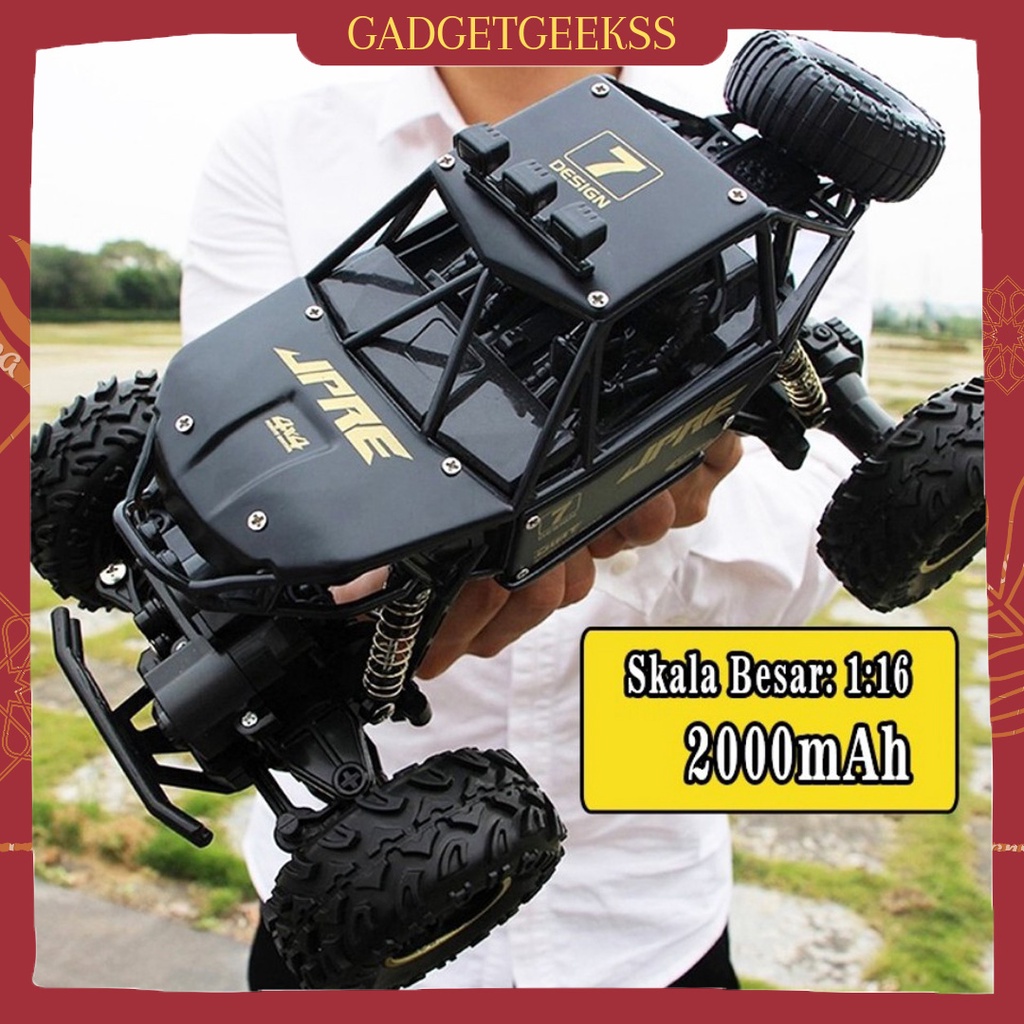 Jual Rock Crawler 1:16 4WD Remote Control 6141 Offroad Truck Mainan Mobil Remote Kontrol ...