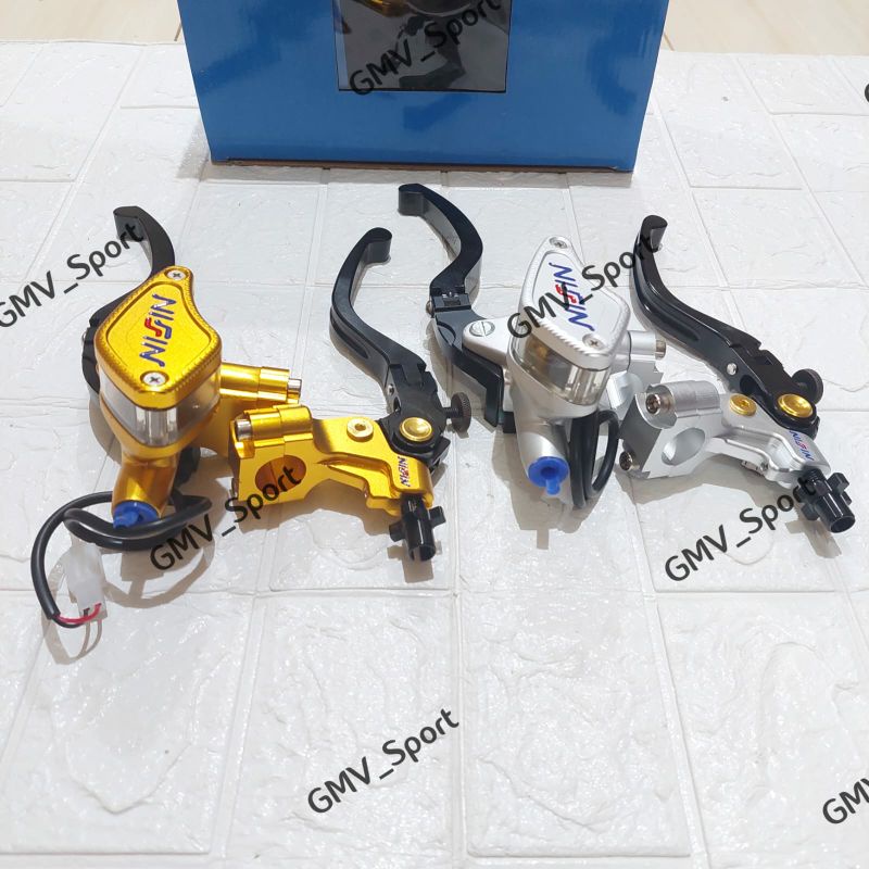 Jual MASTER REM NISSIN TABUNG OVAL SET KIRI KANAN BEAT VARIO SCOOPY MIO ...