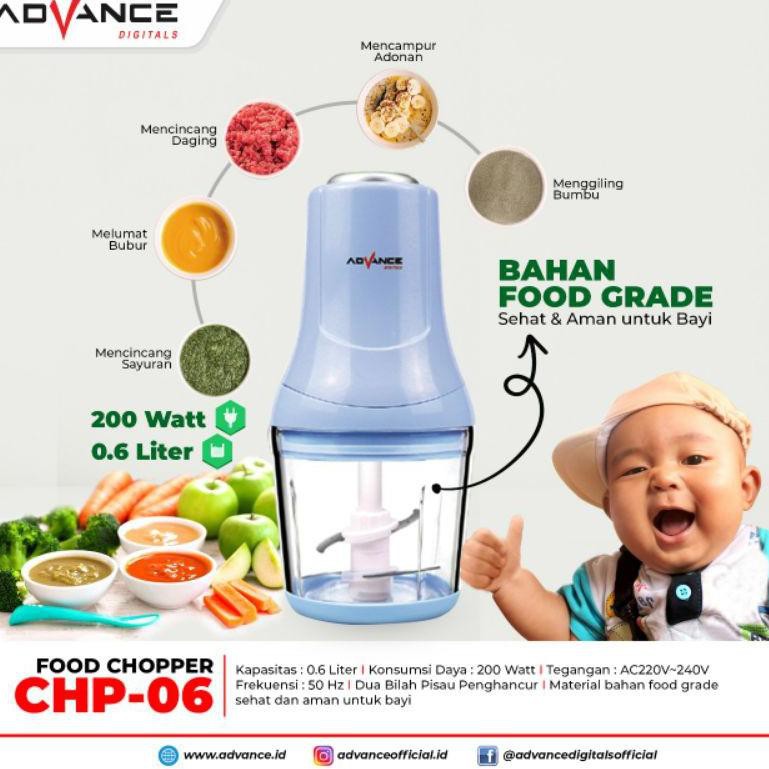 Jual blender capsule food chopper advance chp 06 chp06 penggiling daging bumbu (KODE Q94 ...