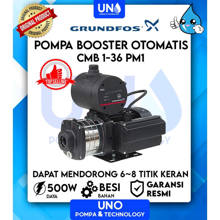 Jual Pompa air Booster Grundfos CMB 1-36 PM1 | Shopee Indonesia