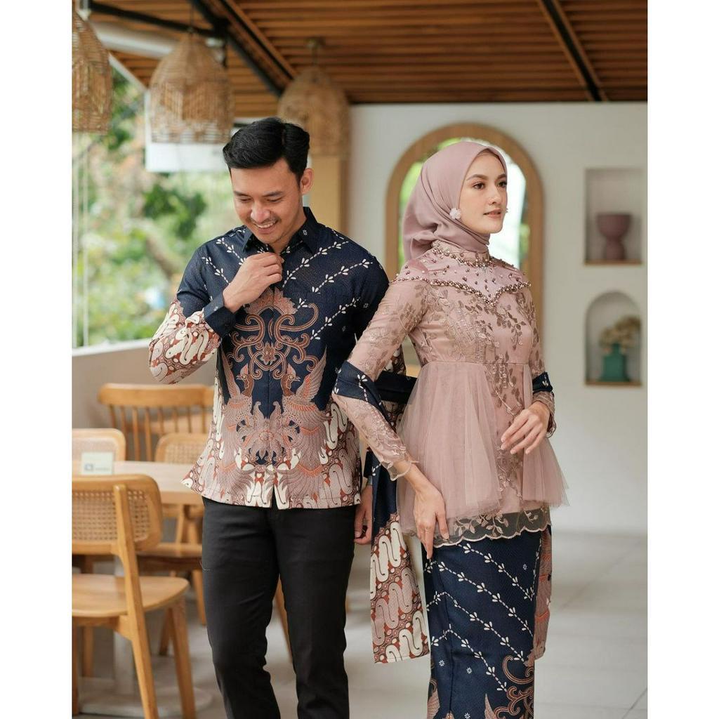 Jual Kebaya Couple Modern Kebaya Wisuda Lamaran Baju Tunangan Batik ...