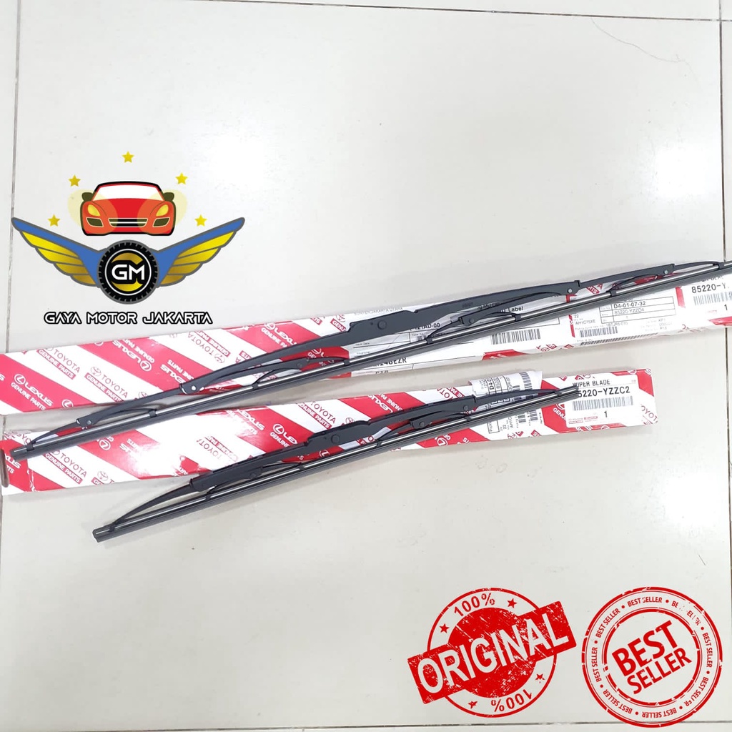 Jual Wiper Blade Set Depan Kanan-Kiri Toyota Innova-Vios-Limo-Yaris Asli | Shopee Indonesia