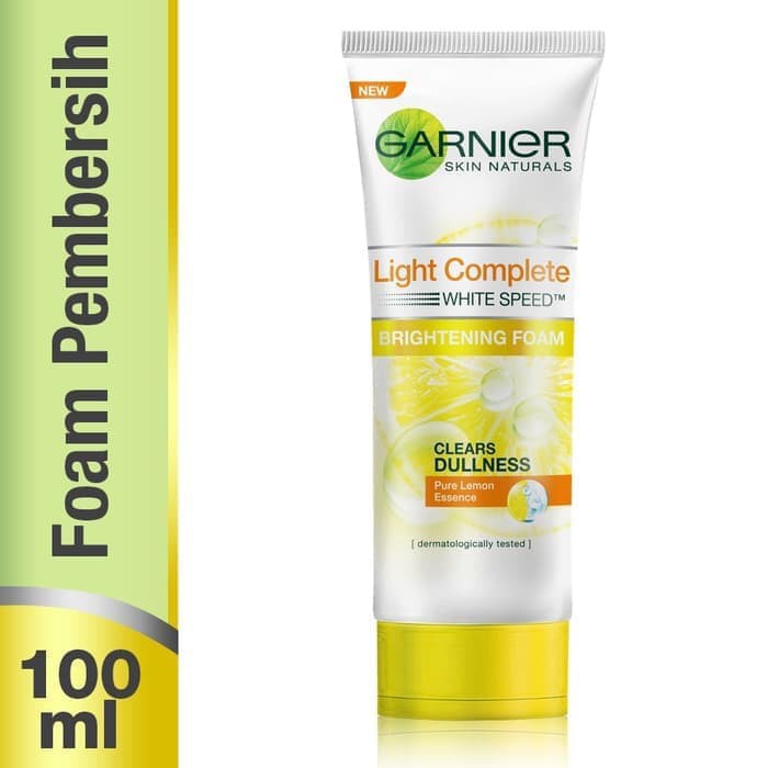 Jual ORIGINAL Garnier Light Complete White Speed Brightening Foam 100 ...