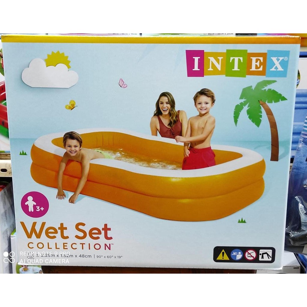 Jual Kolam Intex Mandarine Swim Centre 57181 | Shopee Indonesia