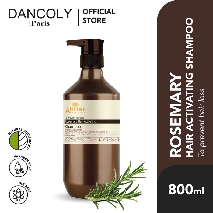 Jual Angel Rosemary Hair Activating shampo Anti hairloss / rontok 800ML ...