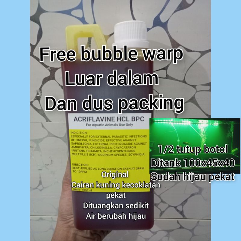 Jual Acriflavine hcl 1 liter / acriflavine / acriflavine hcl / obat ...