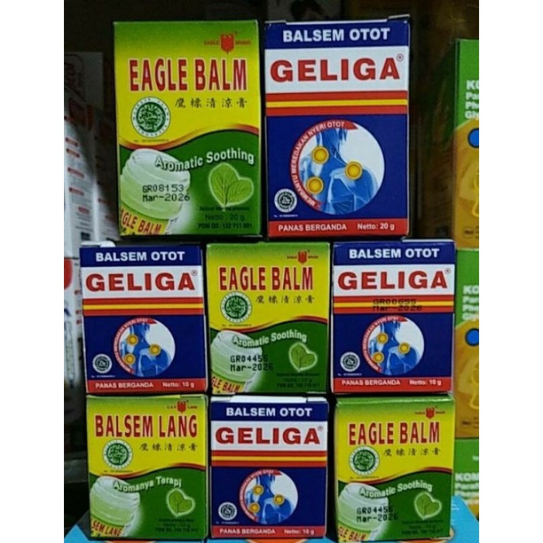 Jual Balsem Hijau Cap Lang Otot Geliga | Shopee Indonesia