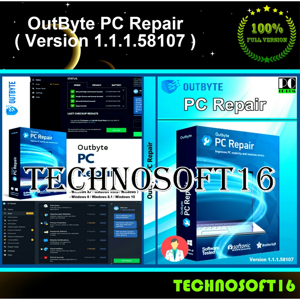Jual OutByte PC Repair ( Version 1.1.1.58107 ) Full Version | Shopee ...