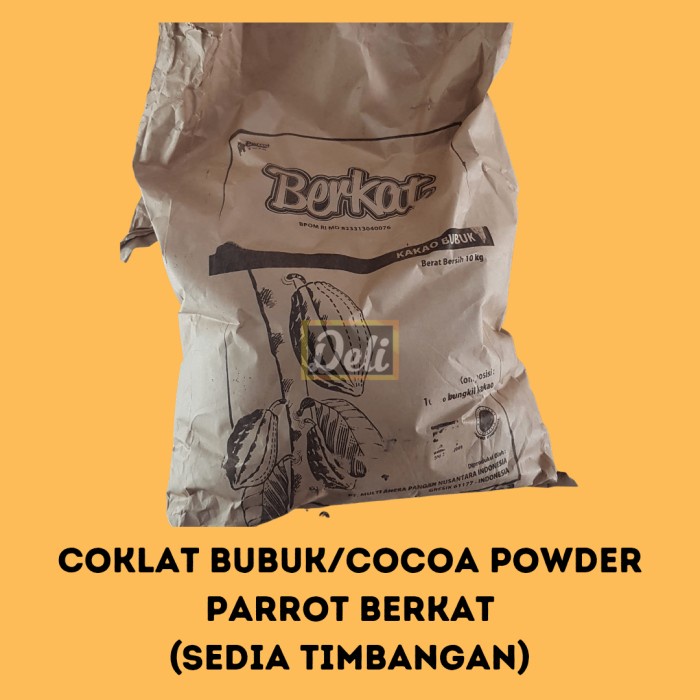 Jual Parrot Berkat Coklat Bubuk Kokoa Powder Repack Timbangan (100gr ...
