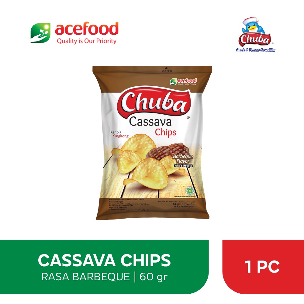 Jual Chuba Cassava Chips Rasa BBQ 60gr | Shopee Indonesia