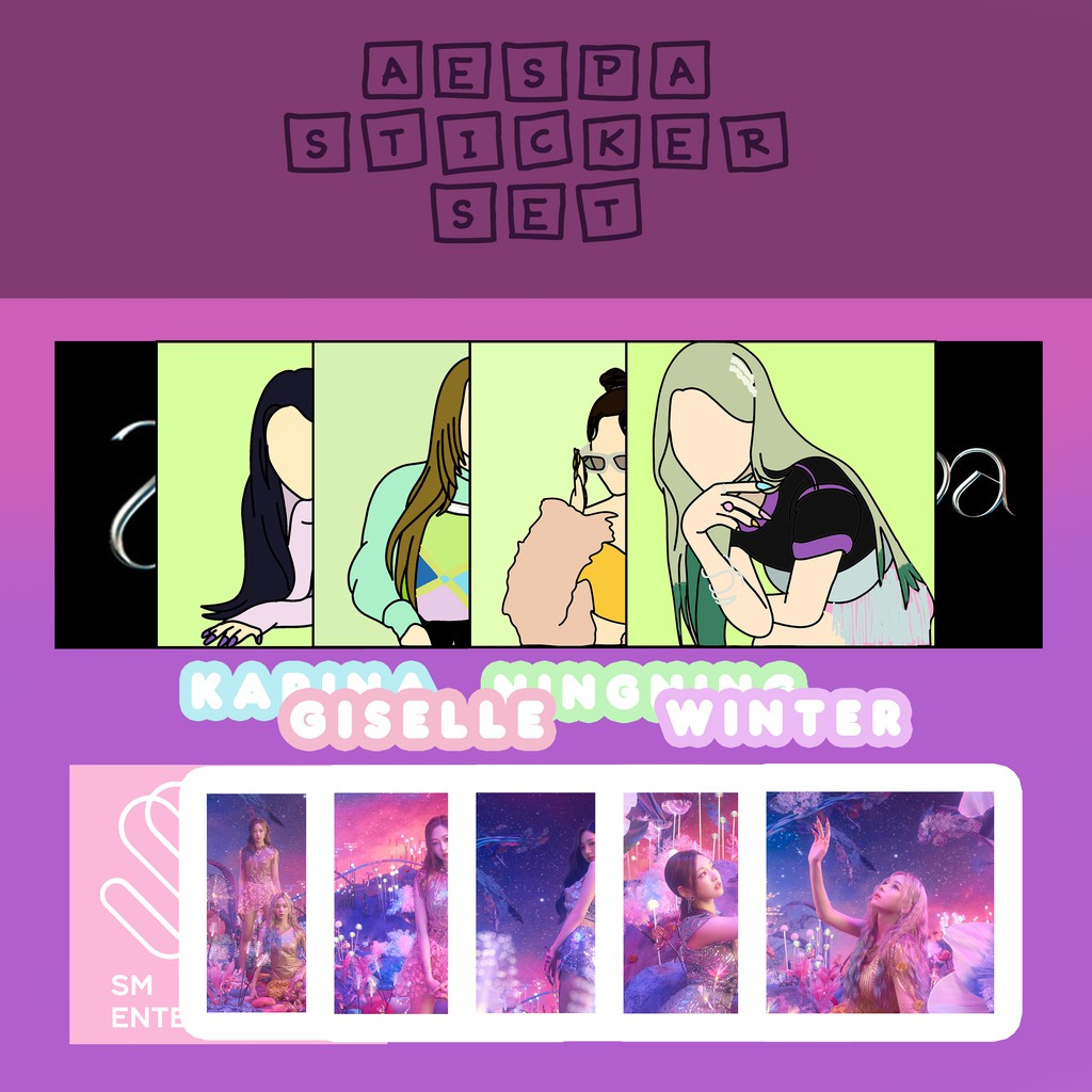 Jual AESPA STICKER SET | Shopee Indonesia