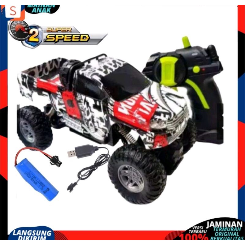 Jual Mobil Remote Control OffRoad RC Car Jeep Rock Crawler Pick Up ...