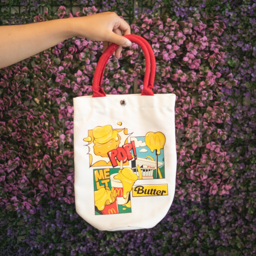 Jual Merch McD 2 - Melting Totebag - BTS | Shopee Indonesia