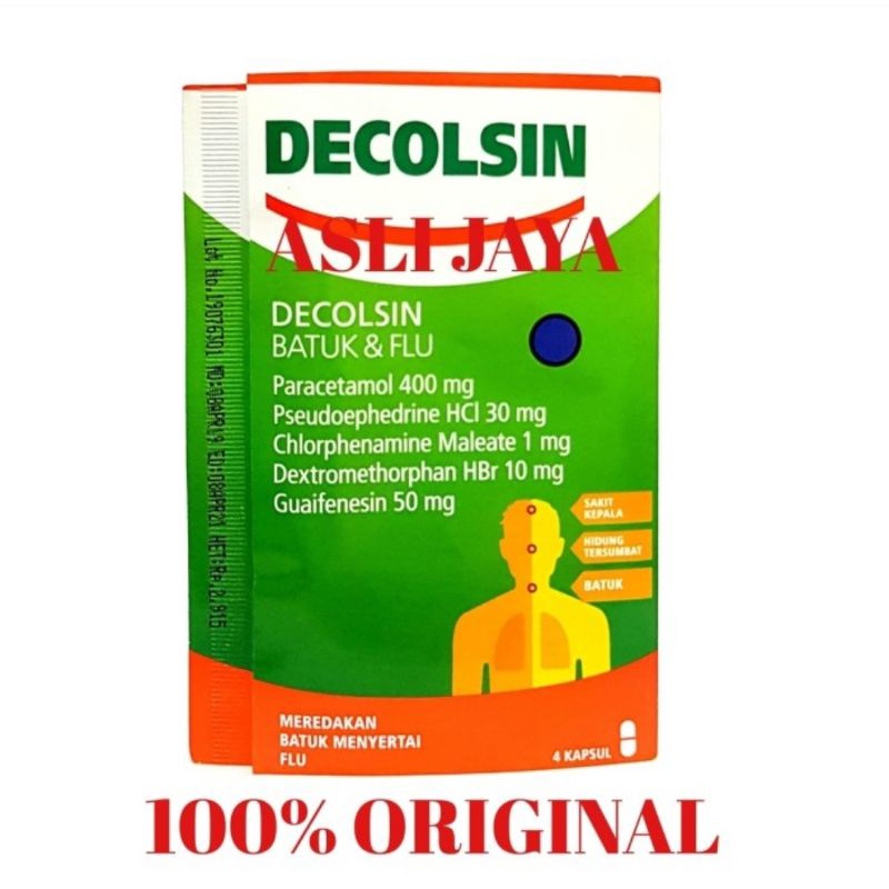 Jual Decolsin Kapsul - Obat Batuk dan Flu | Shopee Indonesia