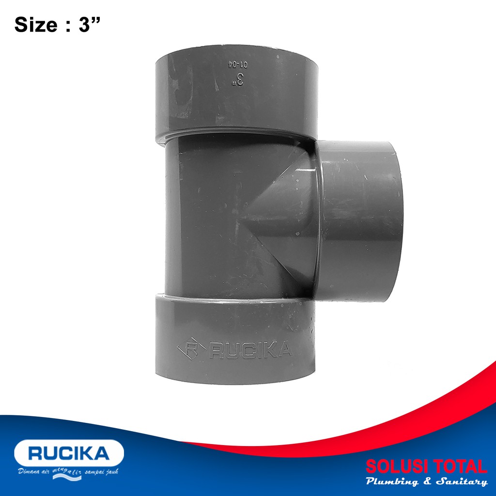 Jual Tee D 3" RUCIKA / Tee D 3 Inch PVC Rucika | Shopee Indonesia