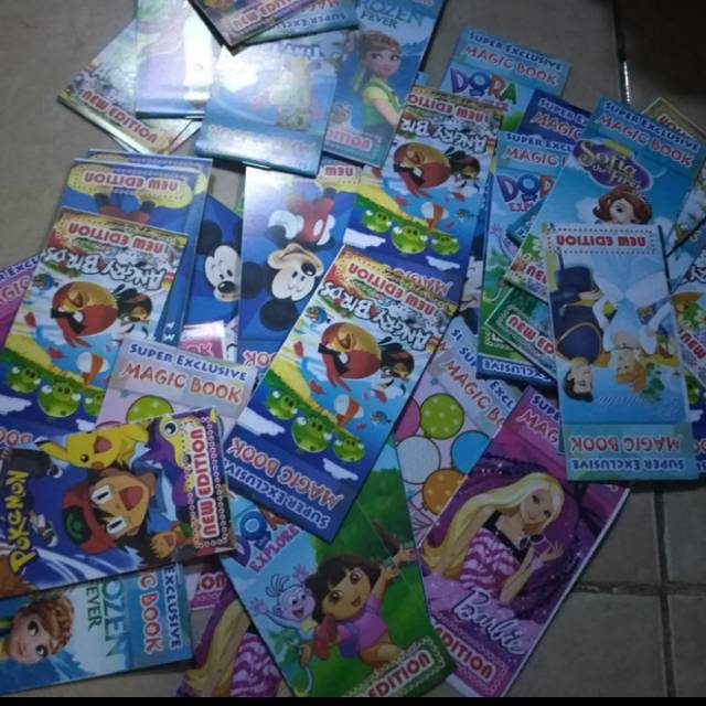 Jual Magic book, mainan jadul buku gosok koin | Shopee Indonesia
