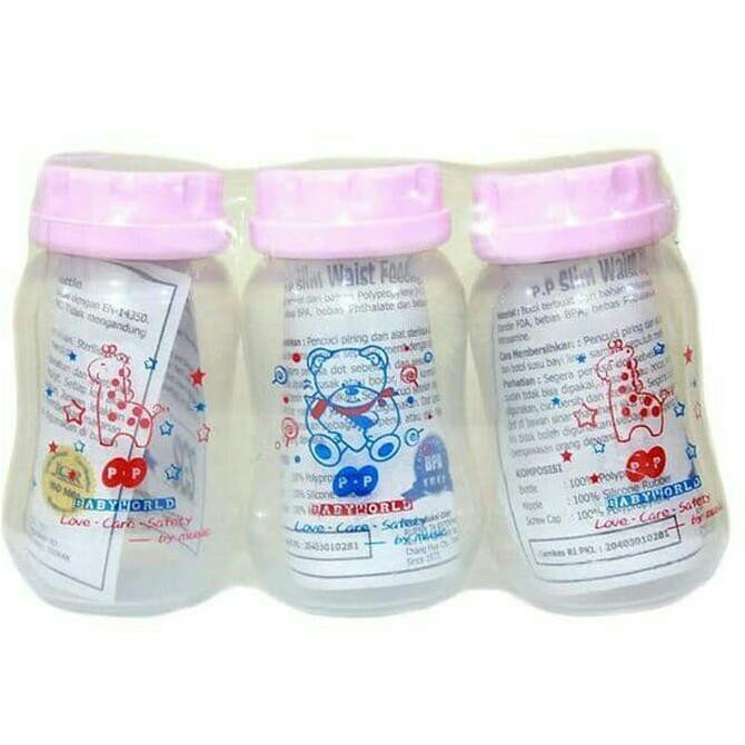 Jual super sale Botol Asi Plastik/ Botol Plastik Asip Baby World Non ...