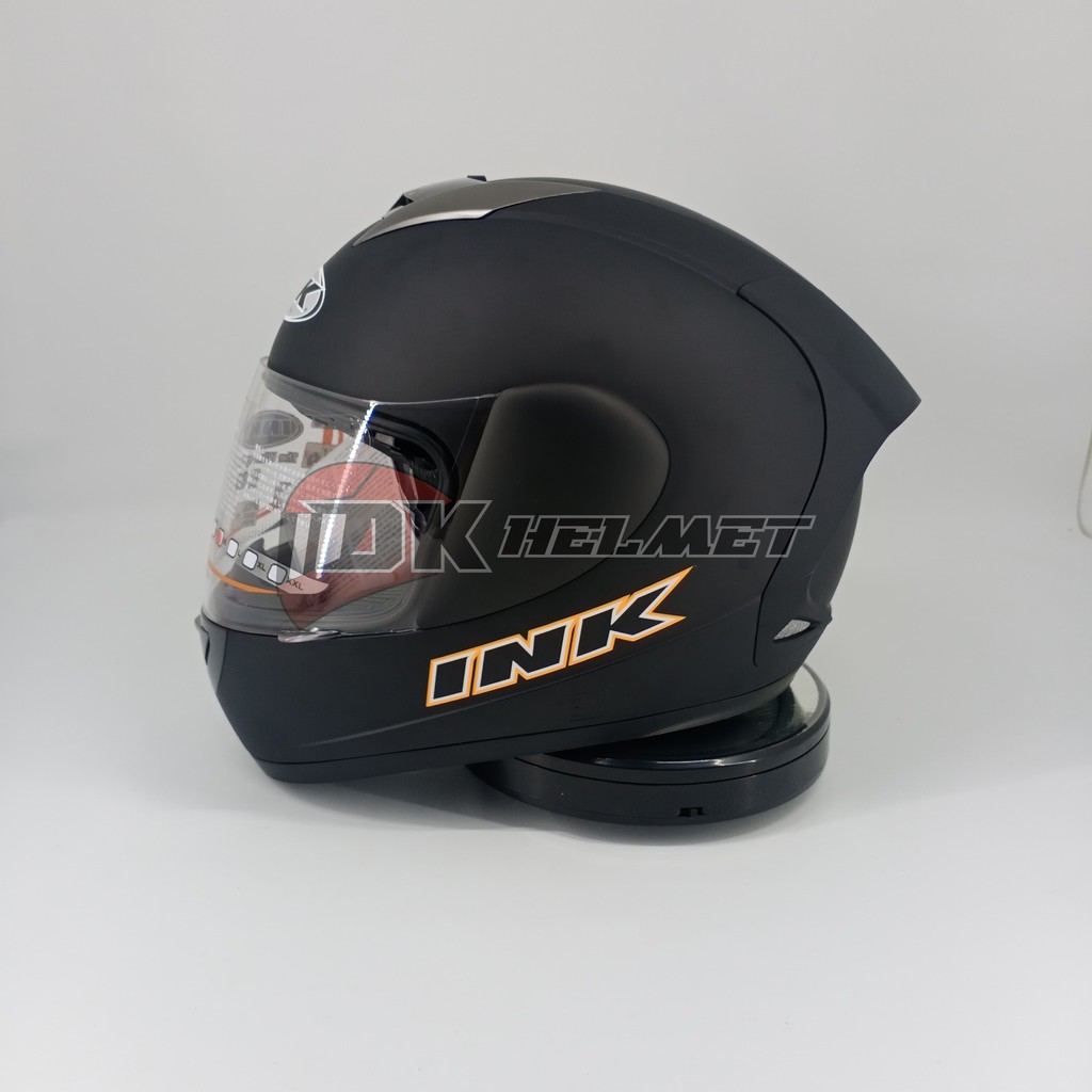 Jual Helm Full Face INK CL Max Solid Black Matt Doff Doft Hitam Polos ...