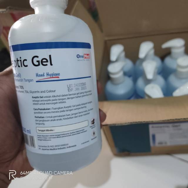 Jual ANTISEPTIC GEL ONE MAD / HAND SANITIEZER | Shopee Indonesia