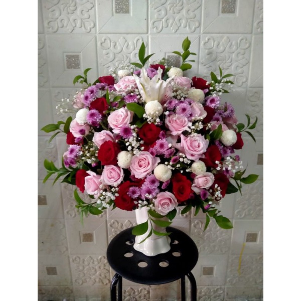 Jual BUNGA MEJA | RANGKAIAN BUNGA SEGAR | TABLE FLOWER | Shopee Indonesia