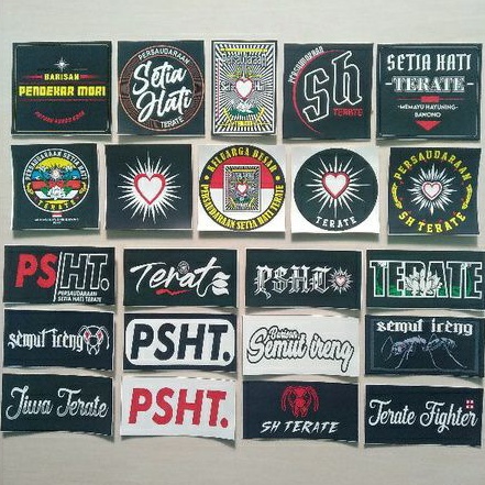 Jual STIKER PSHT ANTI AIR PASHTER TERATE (1 BIJI) | Shopee Indonesia