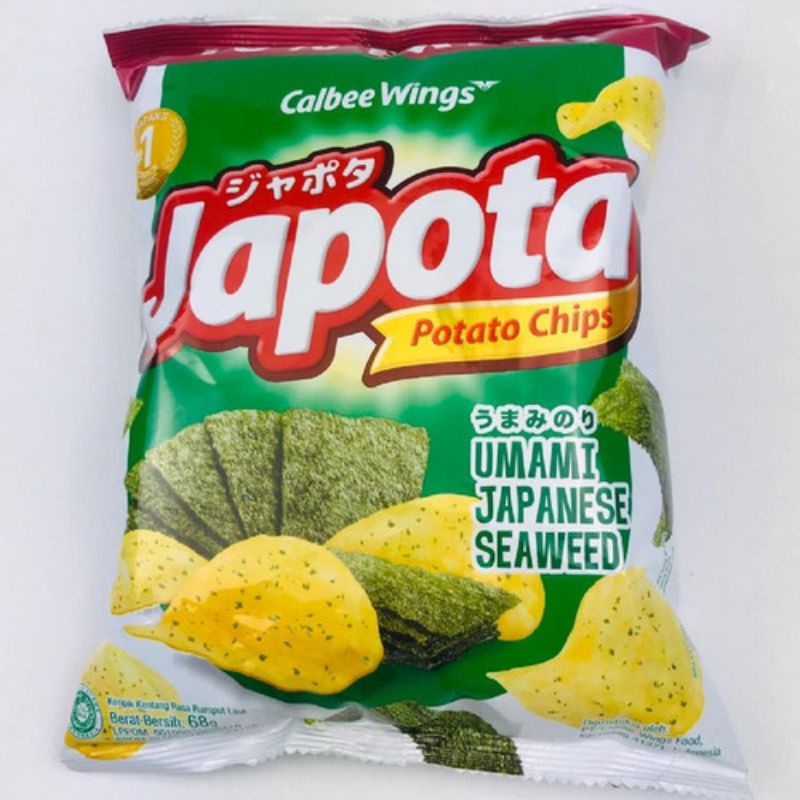 Jual Japota Umami Japanese Seaweed Keripik Kentang 68gr | Shopee Indonesia