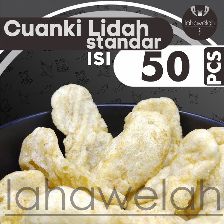 Jual Cuanki LIDAH Standar 50pcs Pelengkap Baso Aci Seblak by LW (Bisa COD/Kargo) | Shopee Indonesia