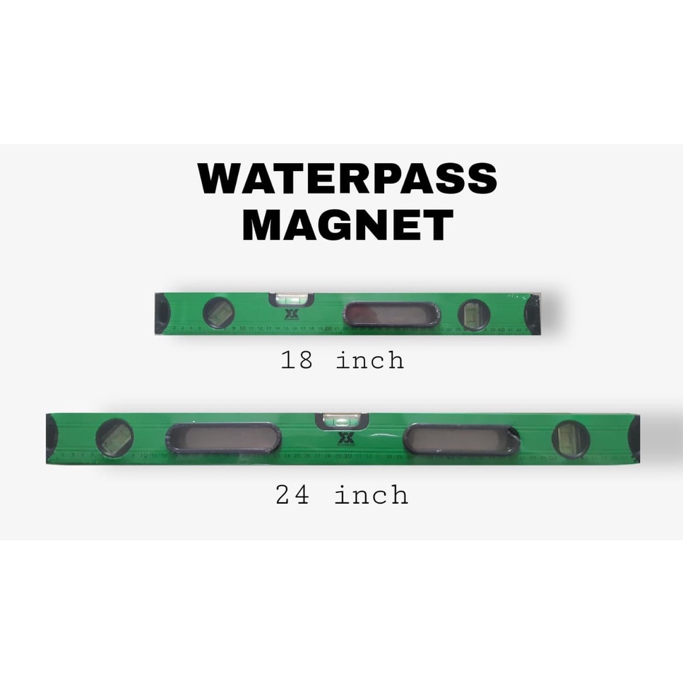 Jual Waterpass Magnet Uk 12, 18 dan 24 Inch YSK / Alat Ukur Lantai ...