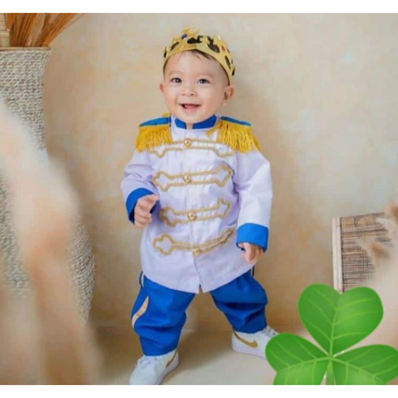 Jual baju pangeran bayi / setelan anak / kostum pangeran / baju ...