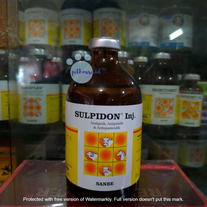 Jual Sulpidon 50ml dan 100ml obat pereda sakit dan kolik pada sapi dan ...