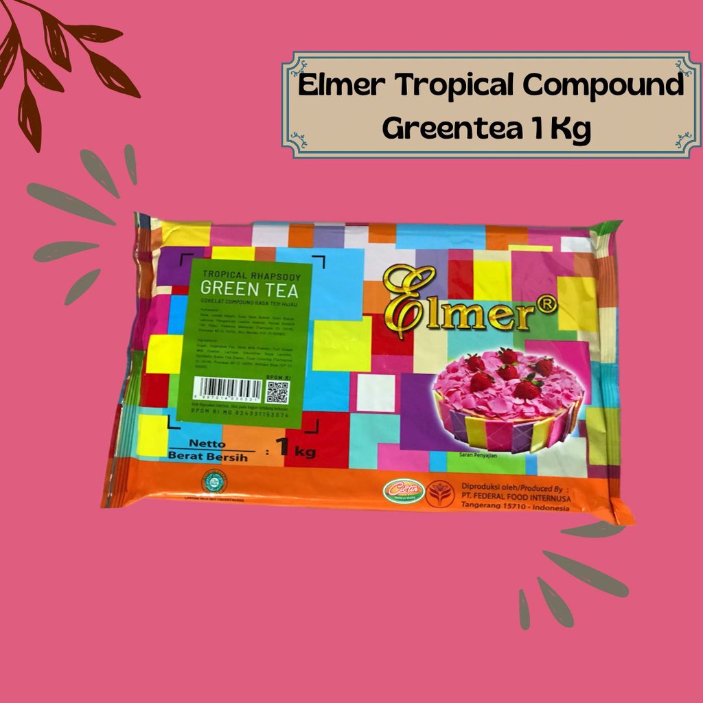 Jual ELMER COMPOUND TROPICAL GREENTEA 1KG (COKLAT BATANG) | Shopee ...