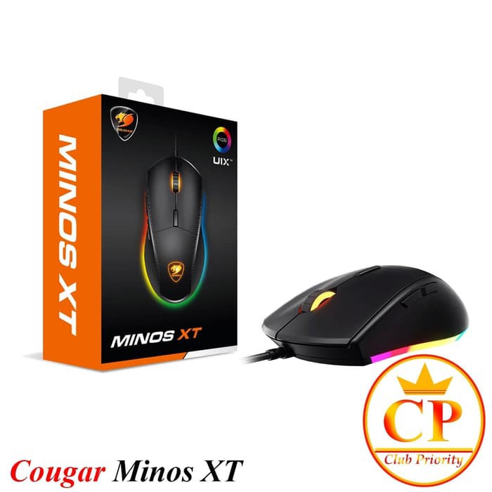 Jual Priority Cougar Minos XT Ultimate RGB Gaming Mouse Original AG1306 ...