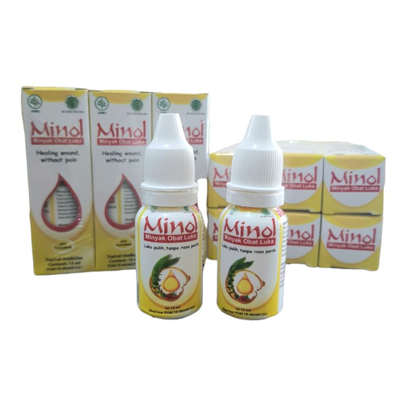 Jual MINOL minyak obat luka 15 ml | Shopee Indonesia