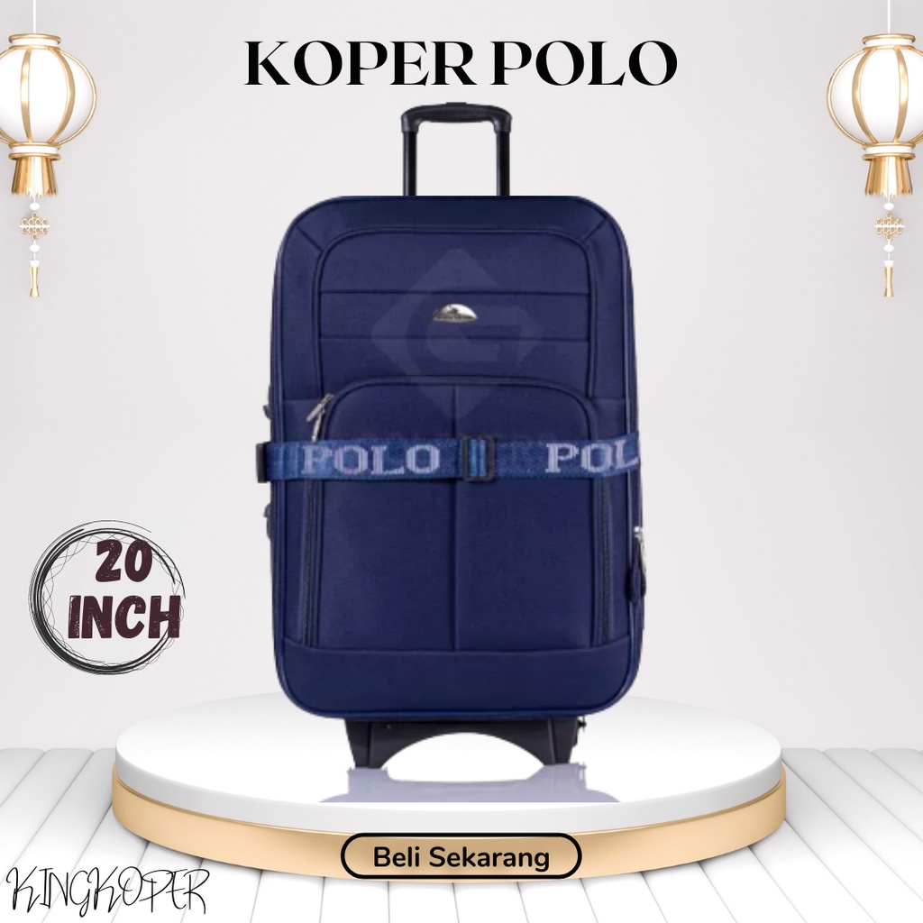 Jual Koper Polo 20 inch Polo - koper kain - koper bagasi - koper murah ...